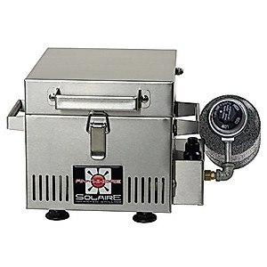 Solaire SOL-IR8A Anywhere Mini Personal Infrared Propane Gas Grill, Stainless Steel