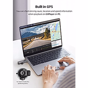 4K Dual Dash Cam Front and Inside, Veement Dash Car Camera with GPS, 2160P Front+1080P Inside Rear Camera for Cars, Sony Starvis Sensor, Infrared Night Vision, 24H Motion Detection Parking Mode