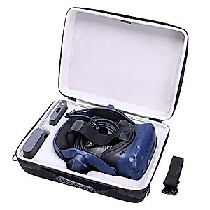 LTGEM EVA Hard Case for HTC Vive Pro Virtual Reality Headset or HTC Vive Pro 2 Headset