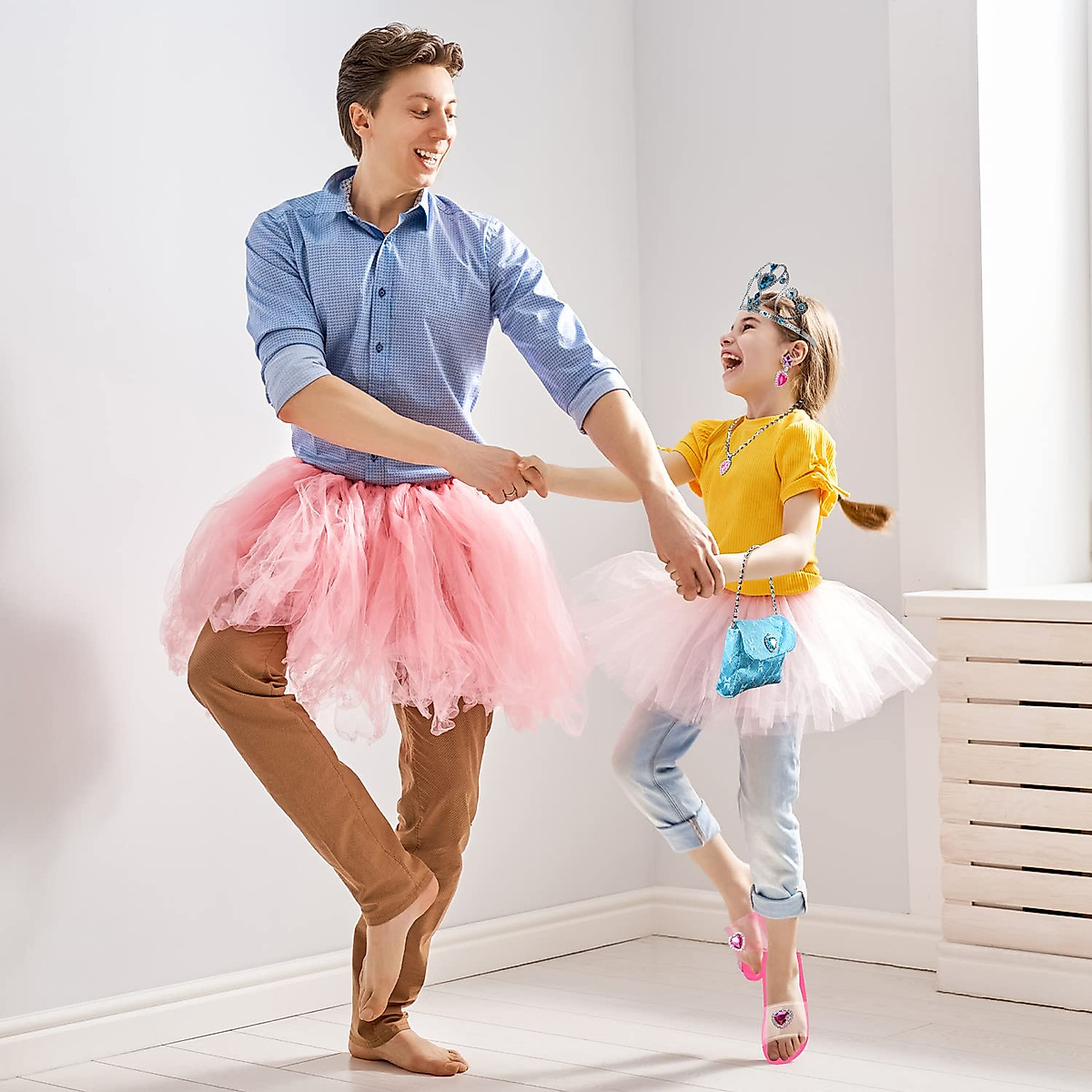 TOY Life Princess Toys for Girls with Princess Crown Play Jewelry for Little Girls Princess Dress Up Shoes for Toddler Girls Toys for 3+ Year Old Dress Up & Pretend Play for Girls Kids