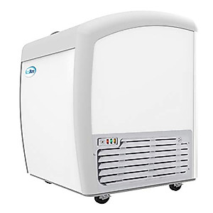 KoolMore - MCF-6C Commercial Ice Cream Freezer Display Case, Glass Top Chest Freezer with 2 Storage Baskets and Clear, Sliding Lid, 5.7 cu. ft. Capacity, White