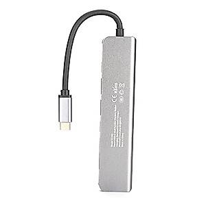 7in1 Type C Hub, Dual Display Mode 7 in 1 Type C Adapter for MacBooks for Laptops