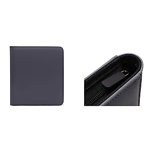 Dex Protection Zipper Card Padded Binder 12 | Stores 480 Gaming Cards | Includes 20 Side Loading Card Pages | 12 Card Page Format |Zipper Closure | Smooth Matte Padded Finish | Velvet Lined Interior