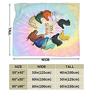 3D Printed Anti Pilling Flannel Blanket Warm Throw Blanket Ultra-Soft and Suitable for All Seasons Luxurious Carpet 50"X40"