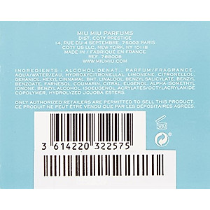Miu Miu by Miu Miu Eau De Parfum Spray 3.4 oz