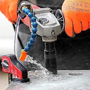 Raizi Angle Grinder Water Attachments Water Pump and Bracket with Leakage Protector