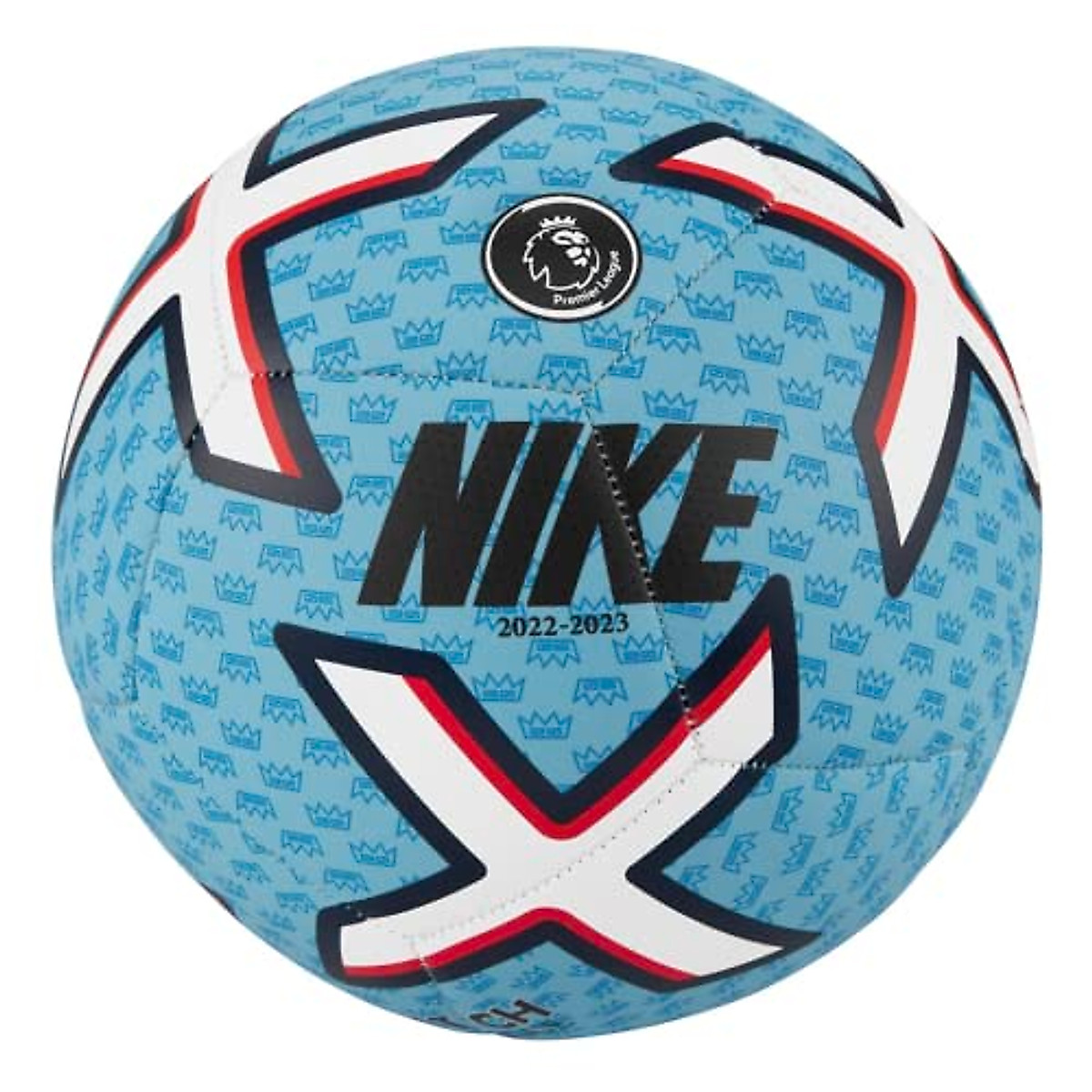 Nike DN3605-499 Premier League Pitch Recreational Soccer Ball Unisex Blue Chill/White/Obsidian/Black 5
