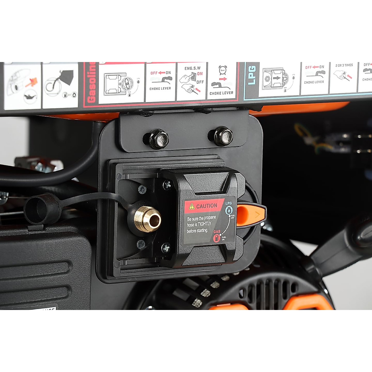 Genkins 4500 Watt Dual Fuel Generator Propane & Gas