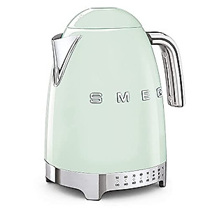 SMEG Pastel Green Stainless Steel 50's Retro Variable Temperature Kettle