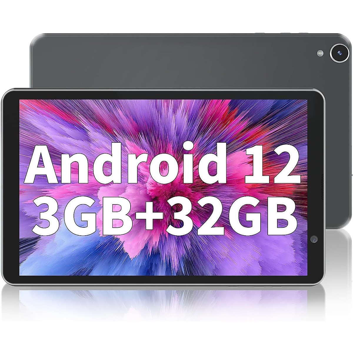 Tab A8 Tablet, 2023 Android 12 Tablet PC 8inch HD LCD Touch Screen 3GB+32GB WiFi Dual Camera Bluetooth Google Play YouTube Netflix Parental Control