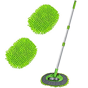 Tidy Monster Microfiber Car Wash Brush Mop Kit Mitt Sponge with Long Handle Car Cleaning Supplies Kit Duster Washing Car Tools Accessories