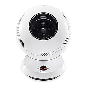 GreenTech Environmental pureFlow QT7 Bladeless Fan - Desk Fan for Bedroom, Home Office - Unique 90 Degree Vertical and Horizontal Oscillating Fan with Remote, Energy Efficient and Whisper Quiet