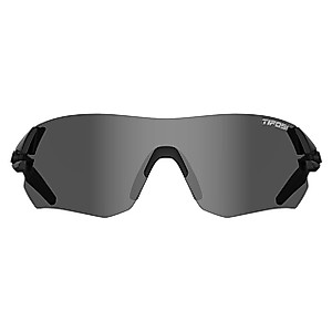 Tifosi Optics Tsali Sunglasses (Matte Black, Smoke/AC Red/Clear)