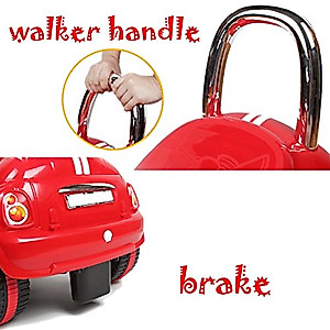 Red Ride On Car Toy Gliding Scooter with Sound & Light by Unknown