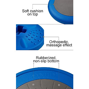 Studico ActiveChairs Kids Wobble Stool, Flexible Seating for Preschool & Elementary Classrooms, Improves Focus, Posture & ADHD/ADD, 14" Active Desk Chairs, Ages 3-7, Blue