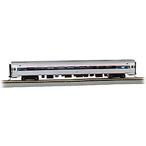Bachmann Trains - 85' Budd Amtrak AMFLEET - I Coach - Coachclass Phase VI #82803 - HO Scale, Silver