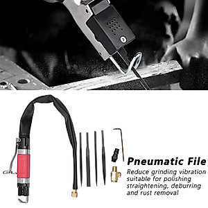Pneumatic File, Air Reciprocating File Body Saw with Snap Button Switch Pneumatic File Grinding Machine Hardware Tools 6.2bar 90psi for Home