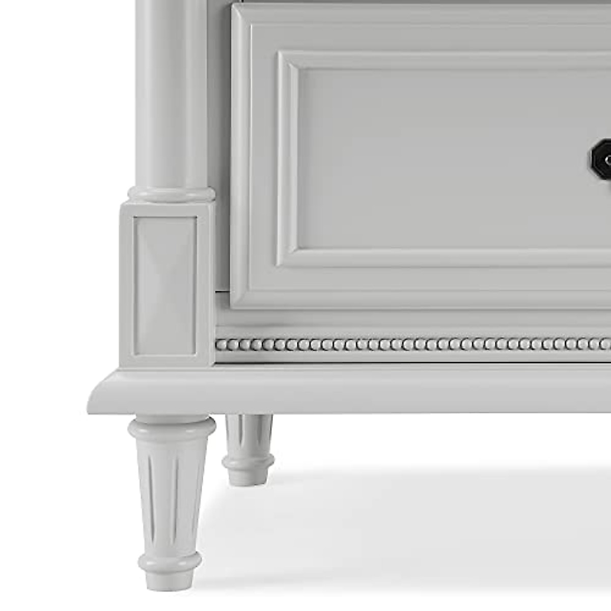 Delta Children Simmons Kids Juliette 6 Drawer Dresser with Changing Top, Greenguard Gold Certified, Moonstruck Grey