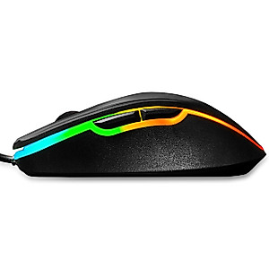 Deco Gear Gaming Accessory Bundle - Mechanical 18-Mode 104 Key RGB Keyboard with 11-Mode RGB Gaming Mouse and 32" x 12" Extended Mouse Pad