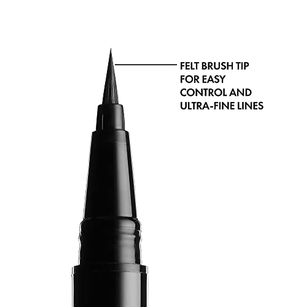 NYX PROFESSIONAL MAKEUP Epic Ink Liner, Waterproof Liquid Eyeliner - Black, Vegan Formula
