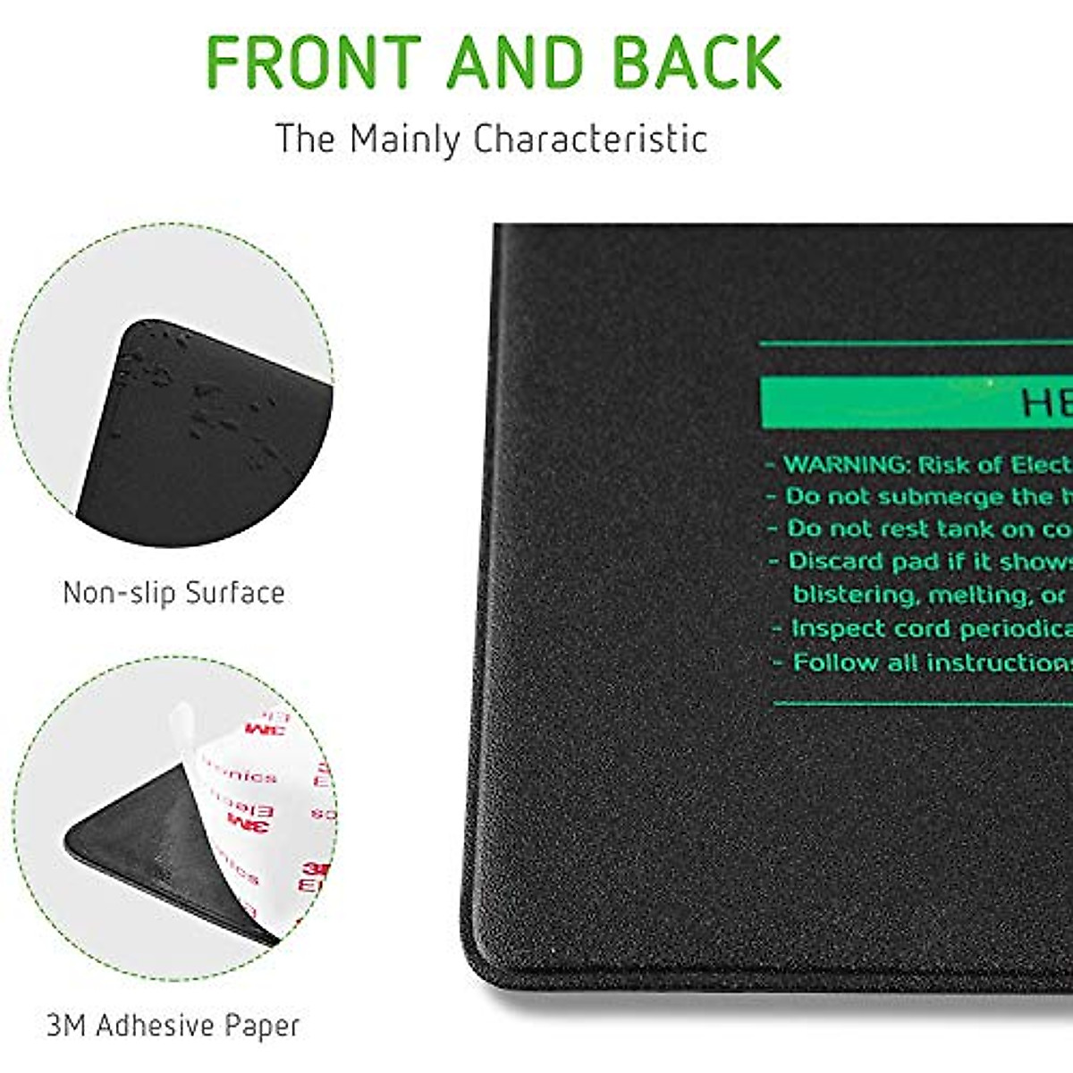 VIVOSUN Reptile Heating Pad 6x8 inch and Reptile Heating Pad 8x12 inch Combo