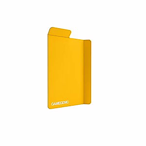 Gamegenic Deck Holder 100+ Casual Deck Box | Double-Sleeved Card Storage with Flex Card Divider | Premium Card Game Protector | Cobra Neck Technology | Holds up to 100 Cards | Yellow Color | Made