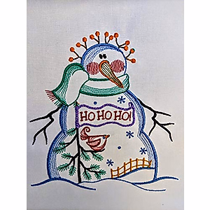 Quilt Kit Country Christmas/Pre Cut Ready to Sew/Finished Embroidery