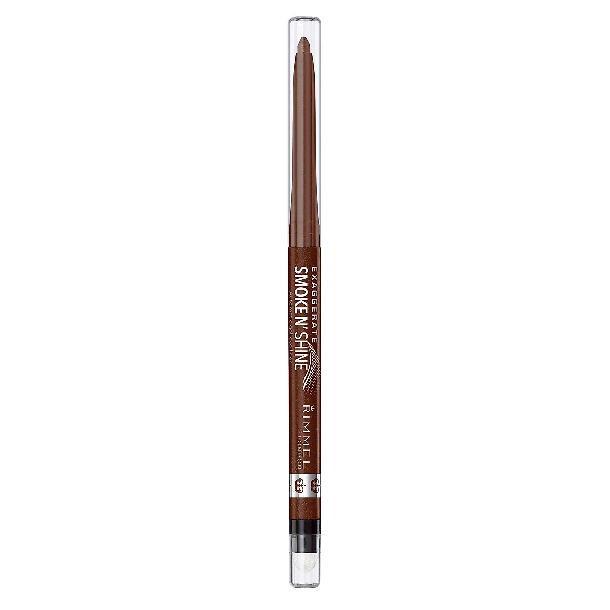 Rimmel London Exaggerate Smoke n' Shine Eye Definer Eyeliner, Long-Wearing, Gel Formula, Flake-Free, 002, Copper Bling, 0.01oz