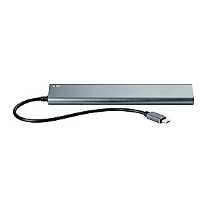Monoprice 7 Port USB-C Hub - Aluminum, SuperSpeed Transfer Rates, Compatible With Apple MacBook, Google Chromebook & More