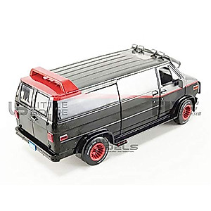 Greenlight 1/18 Hollywood The A-Team 1983-87 TV Series 1983 GMC Vandura Diecast Model Car #13521, Multi
