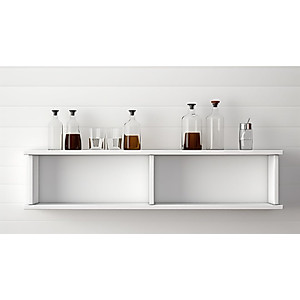 LINOXE Upgrade Your Medicine Cabinet Sturdy Replacement Shelf - Lengths 12", 12.5",12.75", 13", 13.25", 13.5", 13.75", 14",14.5" - Depth 3" | Warp Resistant Plywood (13 Inch)