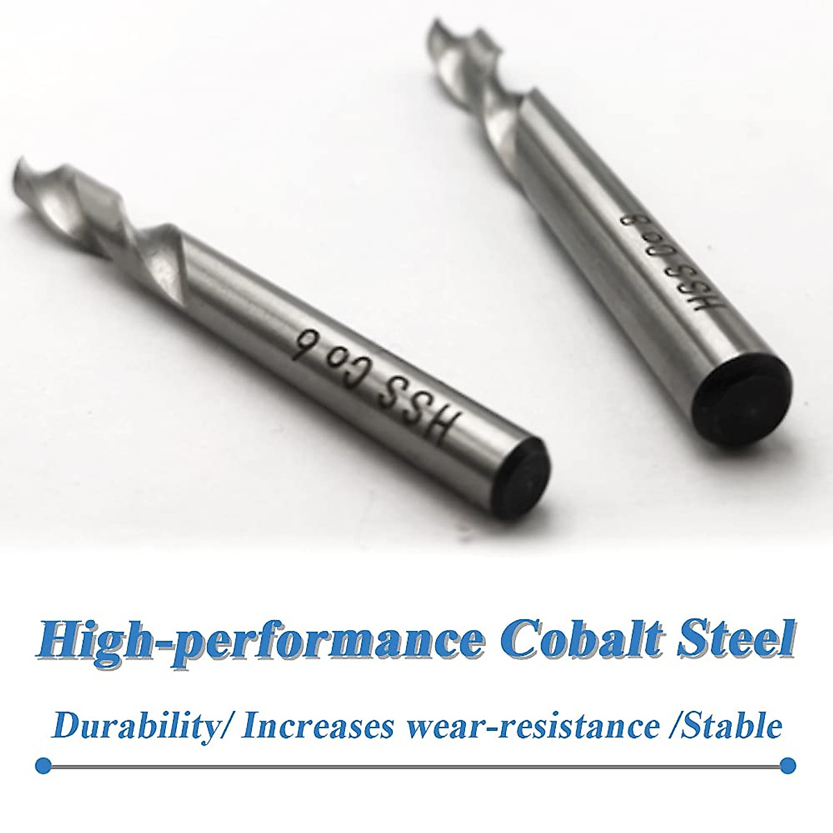 Mesee 2 Pieces HSS Spot Weld Drill Bit Set, High Speed Steel Cobalt Spot Welding Remover Tool Drill Bits Panels Separated Spotting Welder Cobalt Tips Cutter - 6mm, 8mm(1/4'', 5/16'')