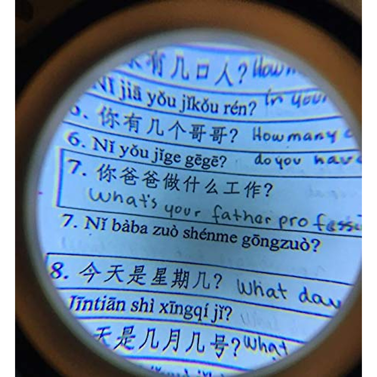 Magnifying Glass with Light, 30X Large Handheld Magnifying Glass 12 LED Illuminated Lighted Magnifier for Macular Degeneration, Seniors Reading, Soldering, Inspection, Coins, Jewelry, Exploring