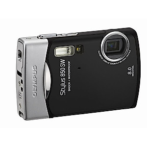 Olympus Stylus 850SW 8MP Digital Camera with 3x Optical Zoom (Black)