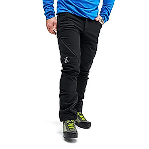 RevolutionRace Men's Hiball Pants, Durable and Ventilated Pants for All Outdoor Activities, Black Edition - X-Large