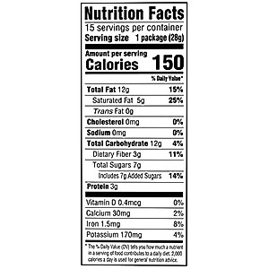 Orchard Valley Harvest Dark Chocolate Almonds, 1 Ounce Bags (Pack of 15), Gluten Free, Non-GMO, No Artificial Ingredients