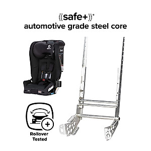 Diono Radian 3R SafePlus, All-in-One Convertible Car Seat, Rear and Forward Facing, SafePlus Engineering, 10 Years 1 Car Seat, Slim Fit 3 Across, Black Jet