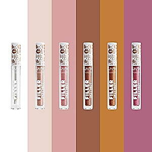 NYX PROFESSIONAL MAKEUP Filler Instinct Plumping Lip Polish, Lip Plumper Gloss - Brunch Drunk (Champagne)