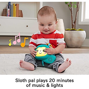 Fisher-Price Baby Playmat 3-in-1 Rainforest Sensory Gym with Music & Lights, Tummy Wedge & 5 Developmental Toys for Newborns 0+ Months