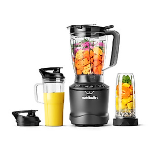 nutribullet SmartSense Blender Combo, 5-speed blender, 1400 Watt Gunmetal Gray