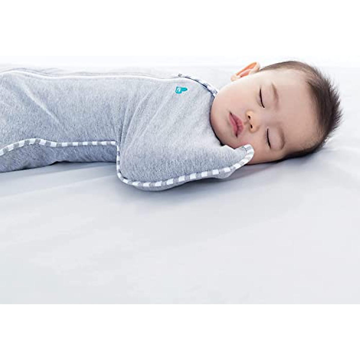 Love To Dream Swaddle UP, Gray, Small, 8-13 lbs, Dramatically Better Sleep, Allow Baby to Sleep in Their Preferred arms up Position for self-Soothing, snug fit Calms Startle Reflex