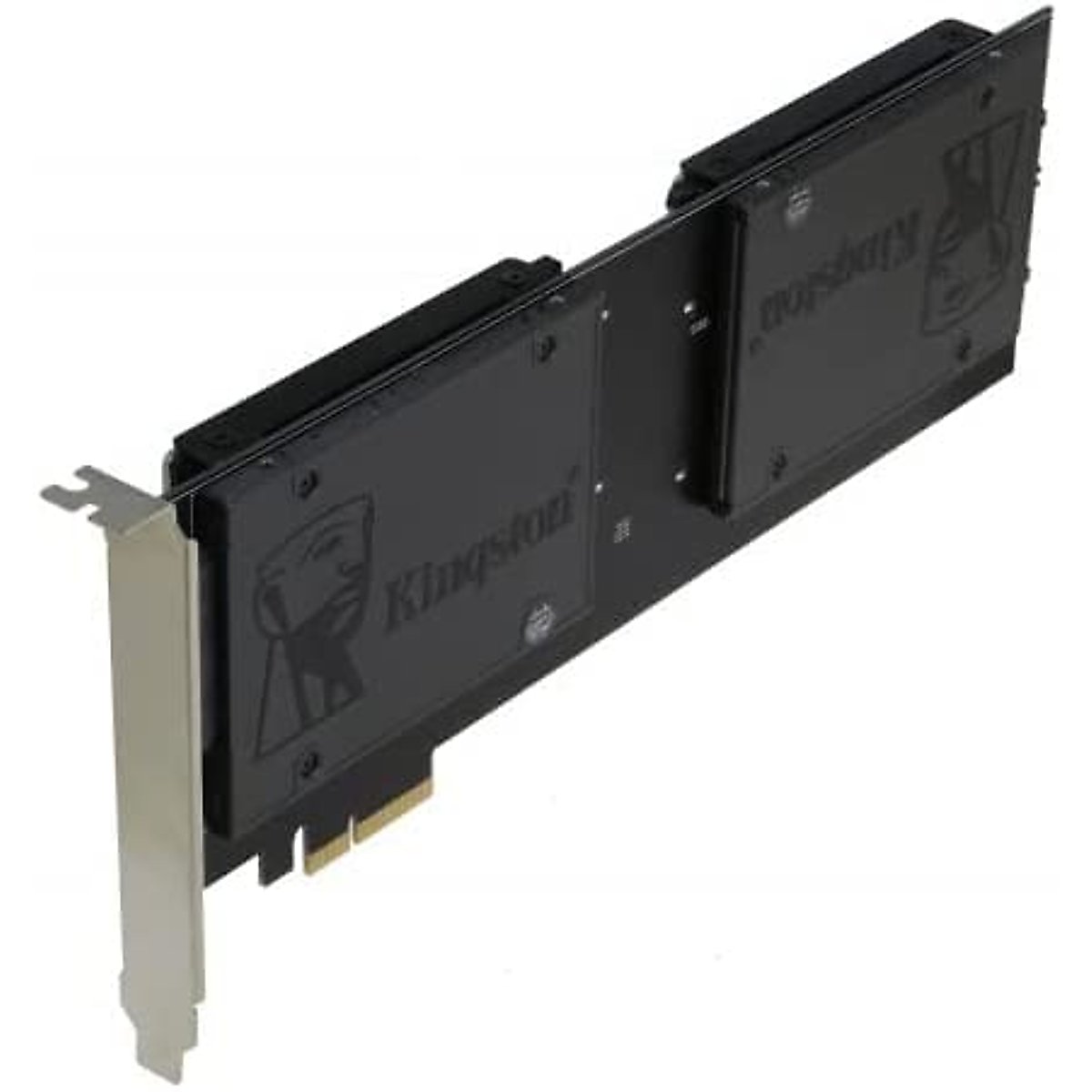 SEDNA - PCI Express (PCIe) Quad 2.5 Inch SSD/HDD Mounting Adapter (with Built in Power Circuit, no Need SATA Power Connector,), SSD/HDD not Included