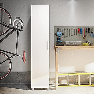 16" Utility Garage Storage Cabinet Graphite Gray