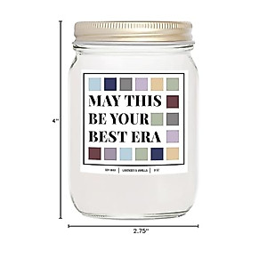 YouNique Designs Birthday Candle 8oz - Womens Birthday Gifts Unique, Best Friend Birthday Gifts for Women Friendship, Sister Birthday Gifts, Birthday Gifts for Teen Girls (Lavender & Vanilla)