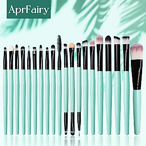 AprFairy Eye Makeup Brushes Set, 20 Piece Eyeshadow Brushes Set Professional Makeup Brushes Eye Shadow Concealer Eyebrow Eyelash Eye Liners Blending Make Up Brushes with Soft Synthetic Wool