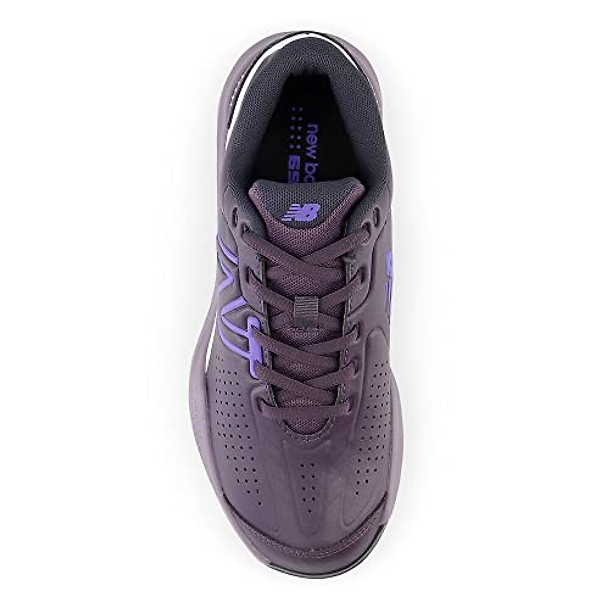 New Balance Women's 696 V5 Hard Court Tennis Shoe, Interstellar/Purple, 8.5