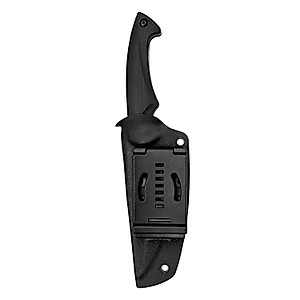 KUBEY Scimitar KU231 10.4in Fxied Blade Hunting Knives with 5.4in Trailing Point D2 Blade and G-10 Handle for Outdoor Survival Camping and Bushcraft, w/Kydex Sheath (Coating)