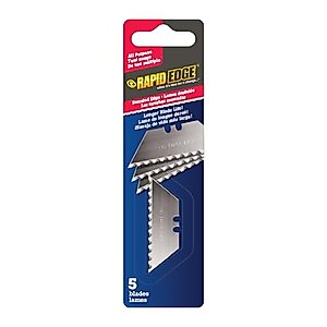 Rapid Edge All-Purpose Rapid Edge Serrated Utility Knife Blades (5 blades) (1 Pack)