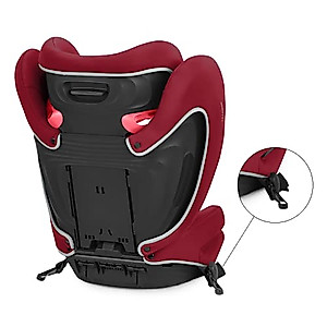 CYBEX Solution B-Fix High Back Booster Seat, Lightweight Booster Seat, Secure LATCH Installation, Linear Side Impact Protection, 12-Position Adjustable Headrest, for Kids 40-120 Lbs.