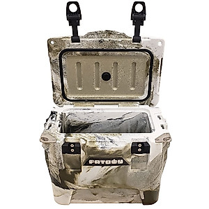 Fatboy 10QT Rotomolded Cooler Chest Ice Box Hard Lunch Box (Desert Camo)